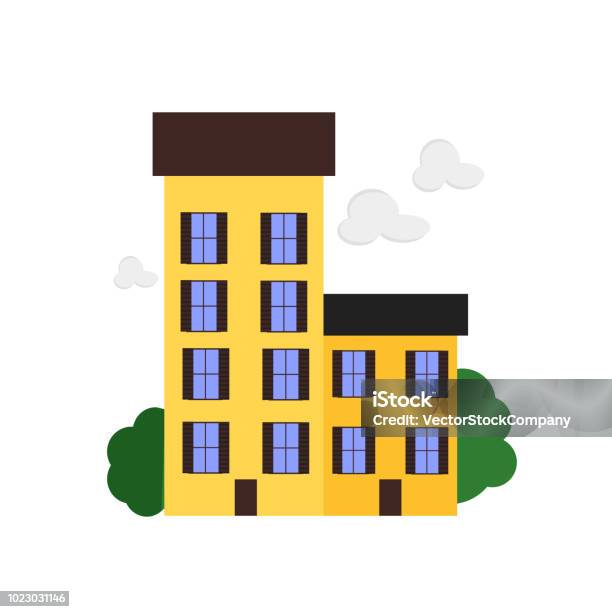 Appartement Icône Vector Signe Et Le Symbole Isolé Sur Fond Blanc