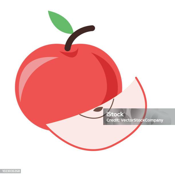 Apple Icône Vector Signe Et Le Symbole Isolé Sur Fond Blanc Concept