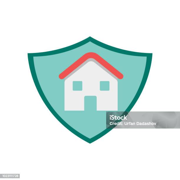 Icône Dassurance Vector Signe Et Le Symbole Isolé Sur Fond Blanc