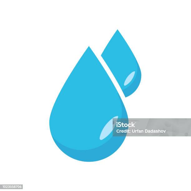 Leau Icône Vector Signe Et Le Symbole Isolé Sur Fond Blanc Notion De