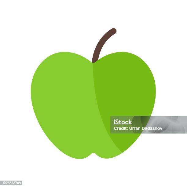 Apple Icône Vector Signe Et Le Symbole Isolé Sur Fond Blanc Concept