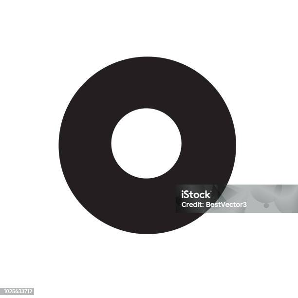 Stip Pictogram Vector Teken En Symbool Geïsoleerd Op Een Witte