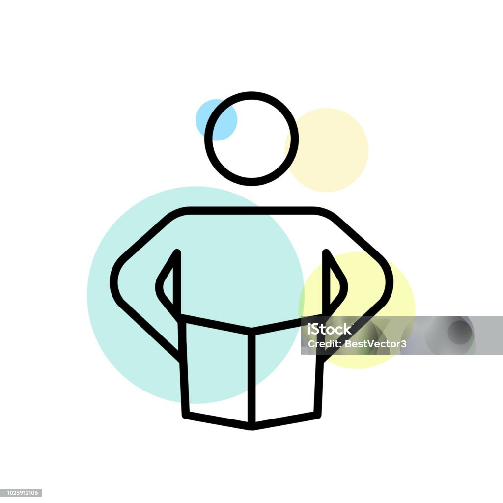 Lecture Icône Vector Signe Et Le Symbole Isolé Sur Fond Blanc Notion De