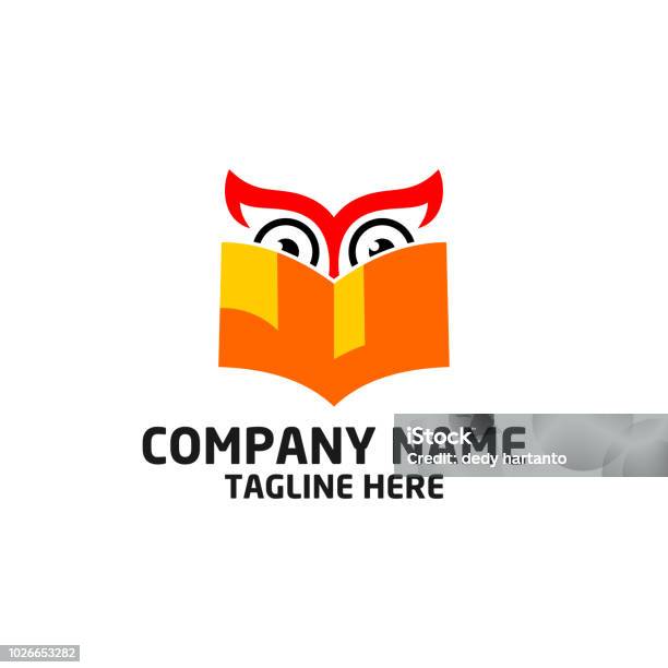 Logo Doiseau Chouette Icône Tête Doiseau Symbole De Léducation Modèle