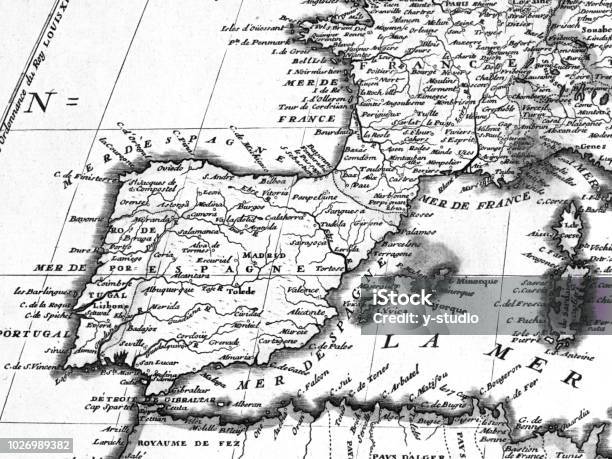 Alte Karte Der Iberischen Halbinsel Stockfoto und mehr Bilder von 18 ... Alte Karte Der Iberischen Halbinsel Stockfoto und mehr Bilder von 18 ...