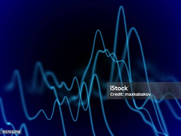 Visualisasi Abstrak Big Data Analitik Bagan Bisnis Ilustrasi Stok