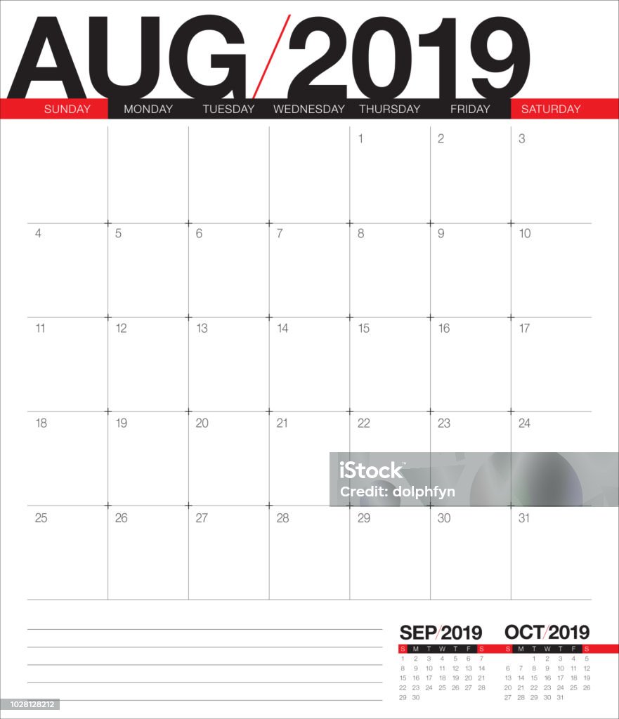August 2019 Desk Calendar Vector Illustration Stock Illustration ... August 2019 Desk Calendar Vector Illustration Stock Illustration ...