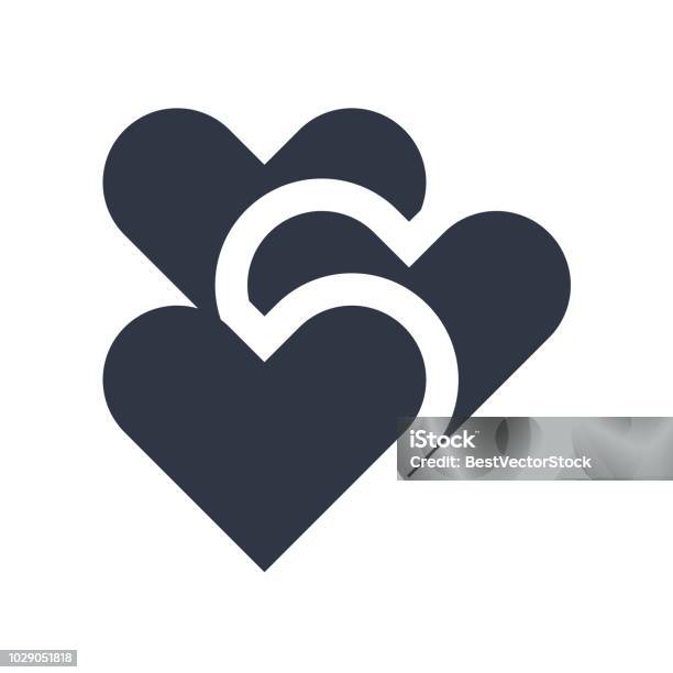 Zwei Herzensymbol Vektor Zeichen Und Symbol Isoliert Auf Weißem ... Zwei Herzensymbol Vektor Zeichen Und Symbol Isoliert Auf Weißem ...