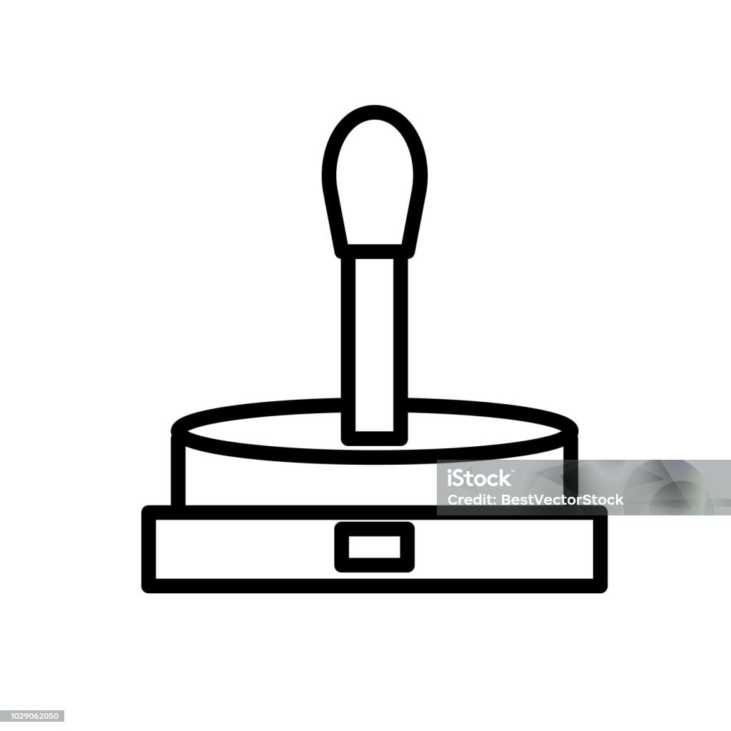 Icône De Manette De Jeu Vector Isolé Sur Fond Blanc Signe De Joystick