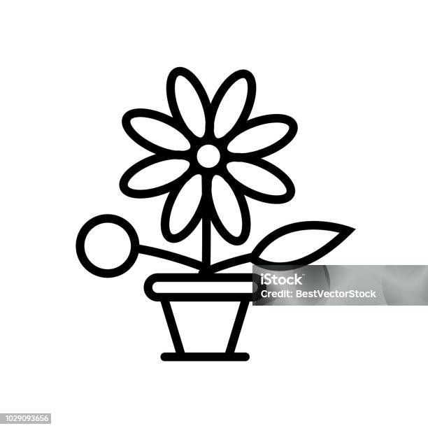 Icône De Lusine Vector Isolé Sur Fond Blanc Plante Signe Ligne Ou Signe