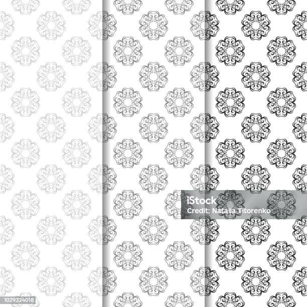 Geometric Seamless Pattern Circles Stock Illustration Download Image