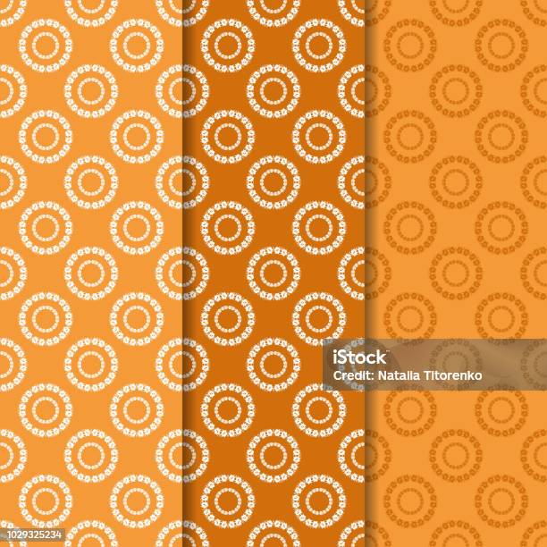 Geometric Seamless Pattern Circles Stock Illustration Download Image