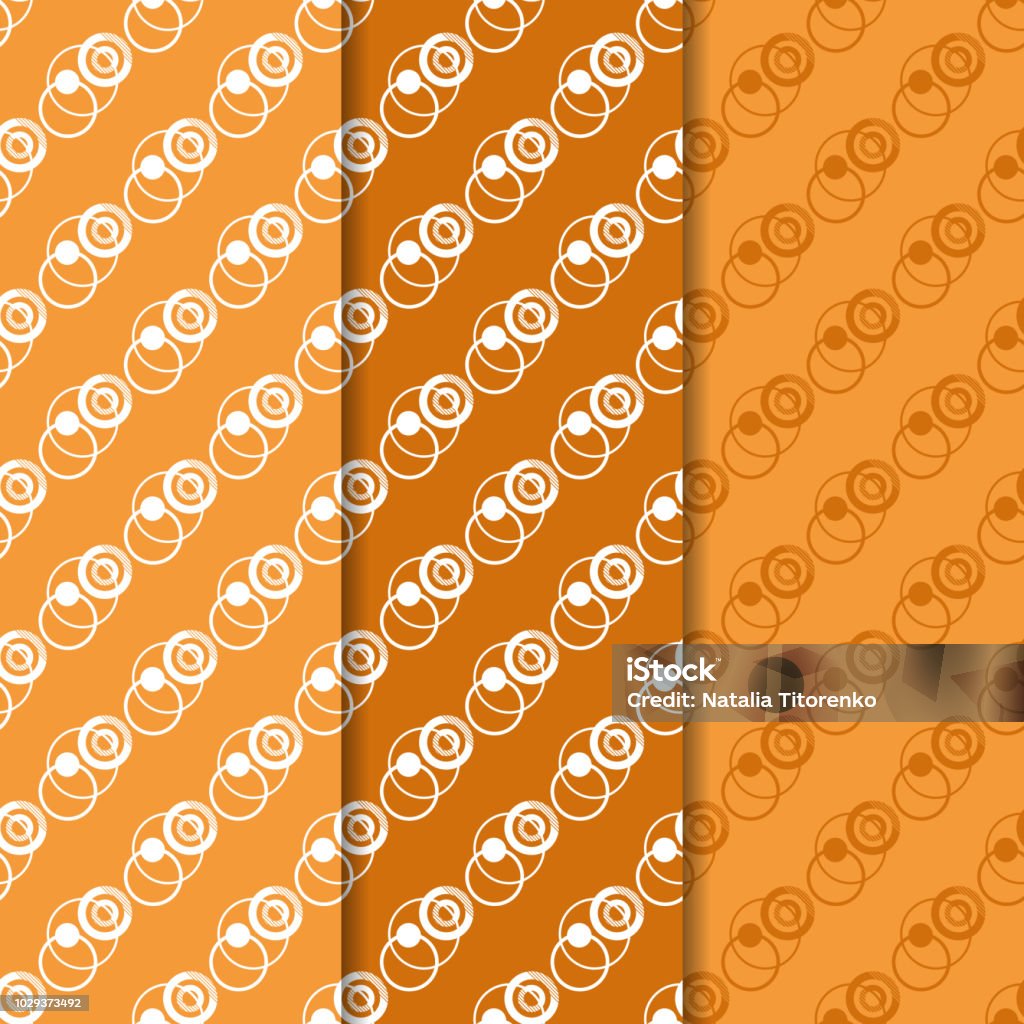 Geometric Seamless Pattern Circles Stock Illustration Download Image