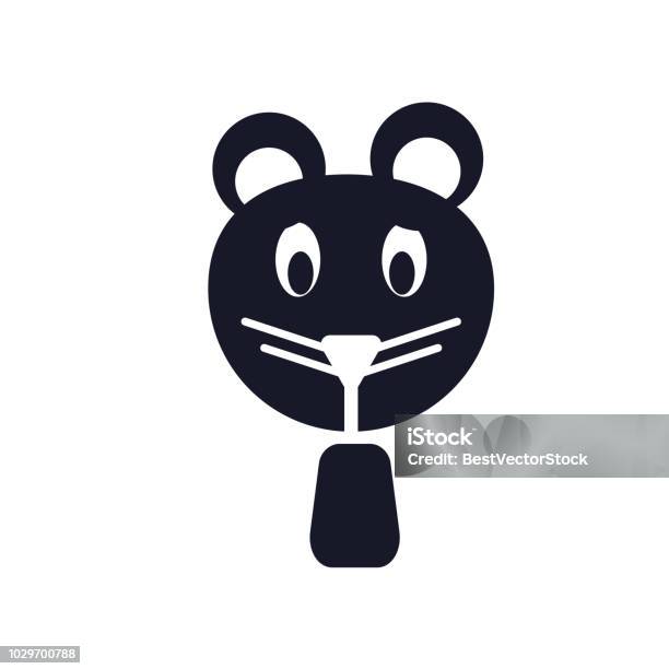 Hamster Icône Vector Signe Et Le Symbole Isolé Sur Fond Blanc Notion De