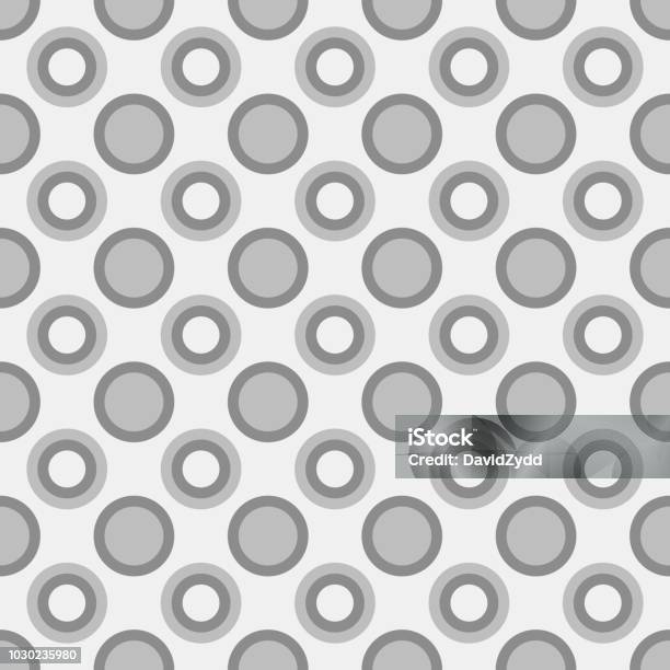 Geometrical Repeating Pattern Vector Circle Design Background Stock