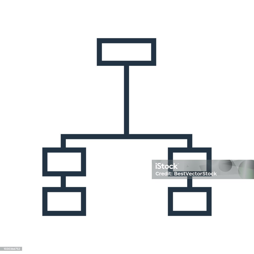 Hierarchische Struktur Symbol Vektor Isoliert Auf Weißem Hintergrund ... Hierarchische Struktur Symbol Vektor Isoliert Auf Weißem Hintergrund ...