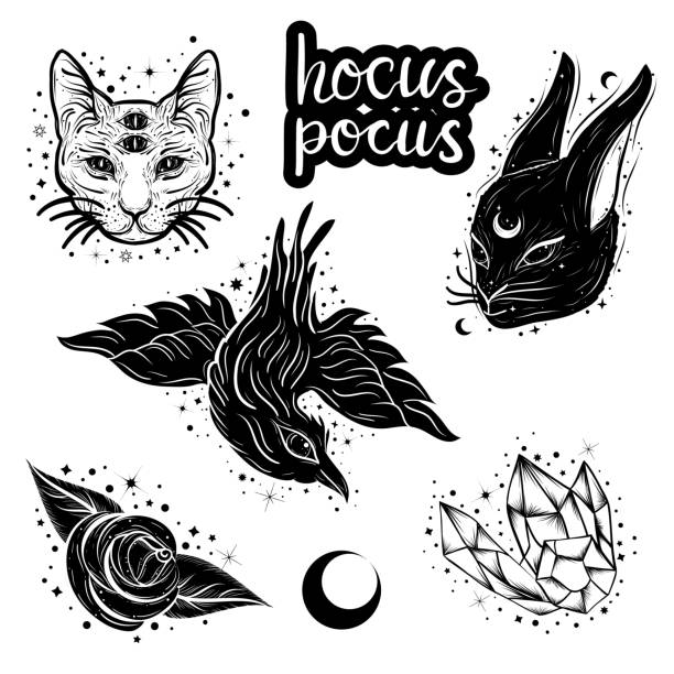 1 300 Tatouage Corbeau Stock Illustrations Graphiques Vectoriels