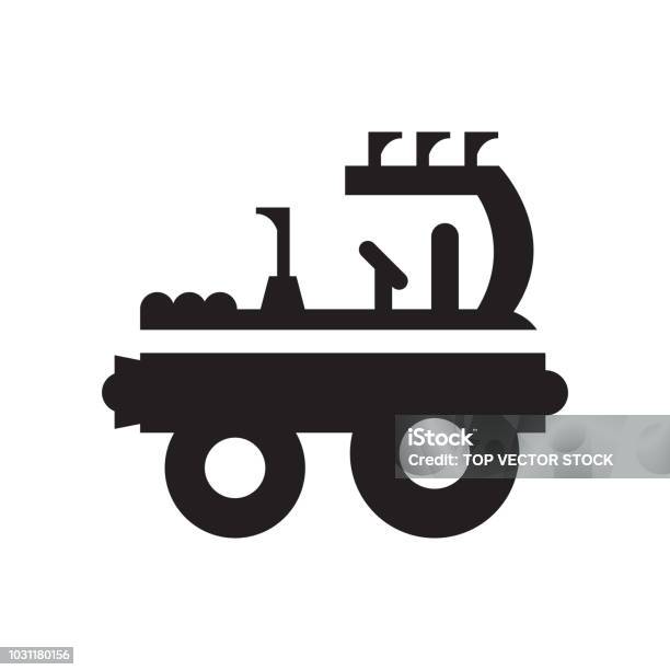 Tracteur Icône Vector Signe Et Le Symbole Isolé Sur Fond Blanc Concept