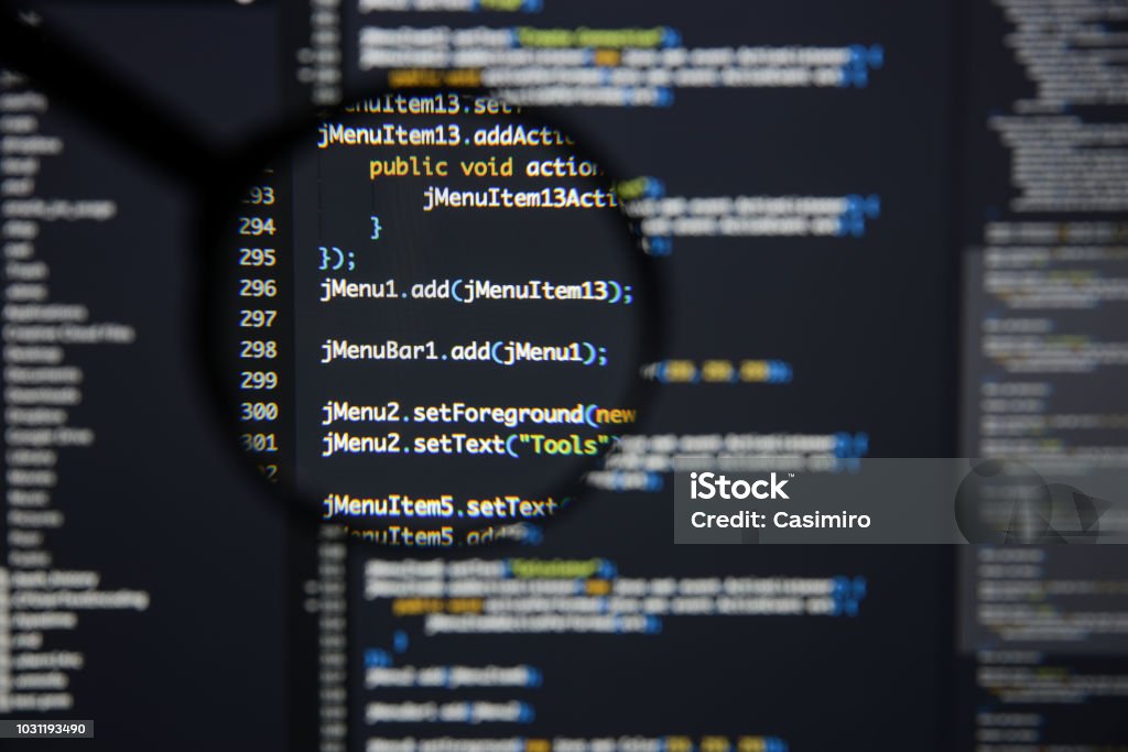 Real Java Code Developing Screen Programing Workflow Abstract Algorithm Concept Lines Of Java
