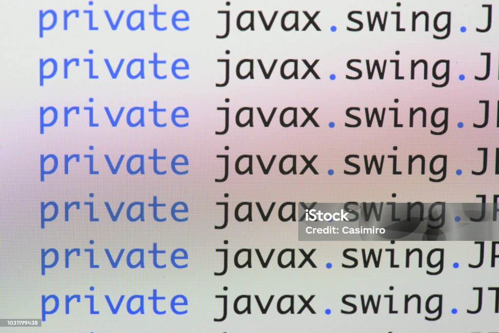Real Java Code Developing Screen Programing Workflow Abstract Algorithm Concept Lines Of Java