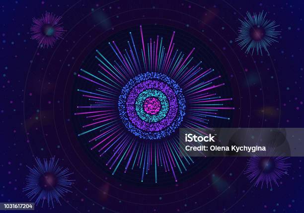 Visualisasi Melingkar Big Data Analisis Informasi Latar Belakang