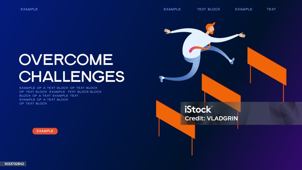 Overcoming Challenges Isometric Concept Banner Stock Illustration ... Overcoming Challenges Isometric Concept Banner Stock Illustration ...