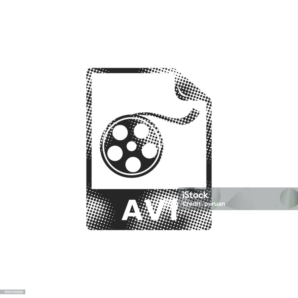 Halftone Icon Video File Format Stock Illustration - Download Image Now ... Halftone Icon Video File Format Stock Illustration - Download Image Now ...