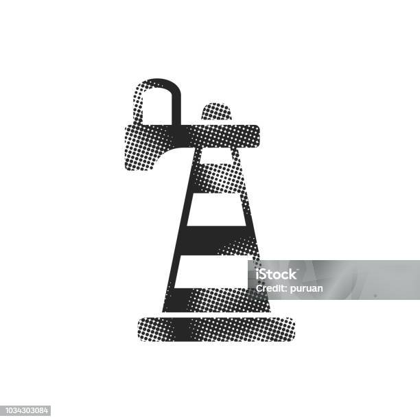 Halftone Icon Traffic Cone Stock Illustration - Download Image Now ... Halftone Icon Traffic Cone Stock Illustration - Download Image Now ...