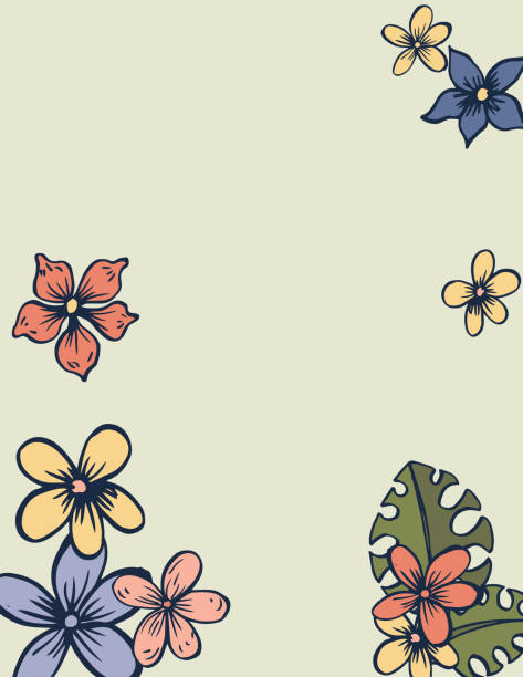 30 Luau Border Cartoon Stock Illustrations Royalty Free Vector