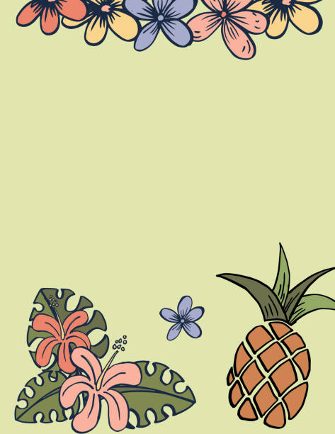 30 Luau Border Cartoons Illustrations Royalty Free Vector Graphics