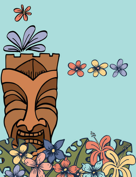 30 Luau Border Cartoon Stock Illustrations Royalty Free Vector