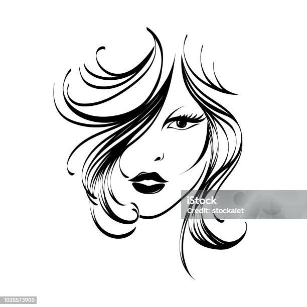 Potret Wanita Cantik Dengan Gaya Rambut Dan Riasan Yang Elegan