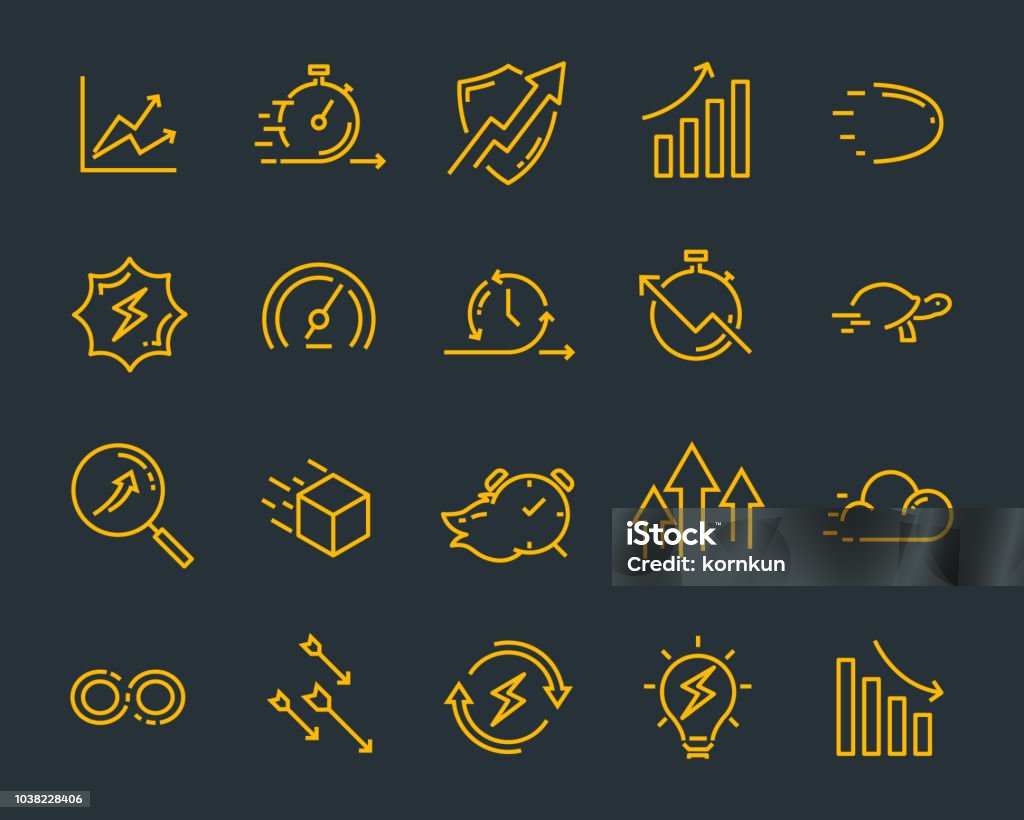 Vetores De Simples Conjunto De Ícones De Linha Do Vetor Conter Tal Icon