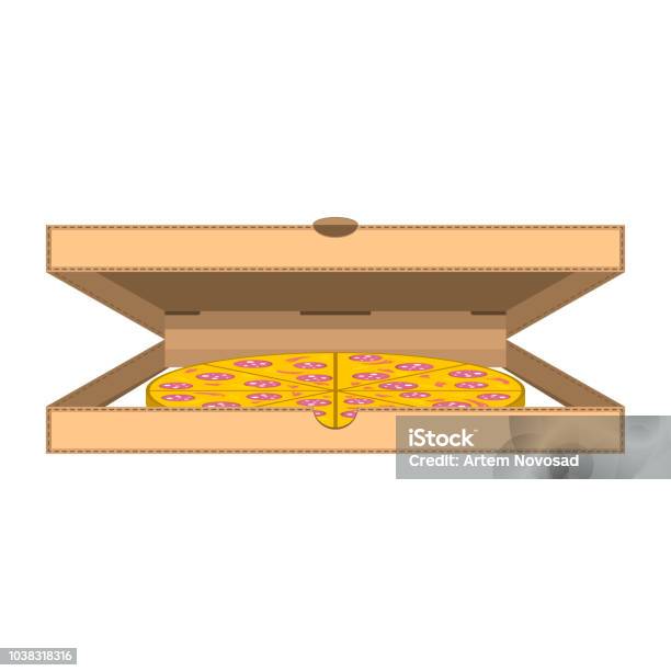 Kotak Dengan Pizza Ilustrasi Vektor Pada Latar Belakang Putih Ilustrasi ... Kotak Dengan Pizza Ilustrasi Vektor Pada Latar Belakang Putih Ilustrasi ...