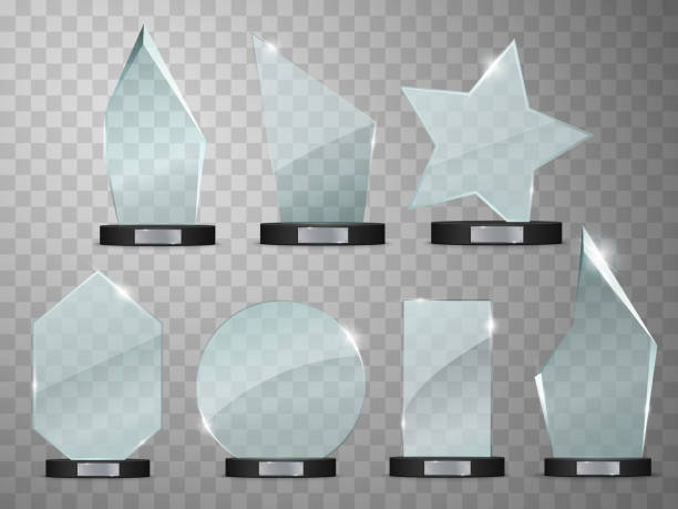4100 Square Glass Trophy Stock Illustrations Royalty Free Vector