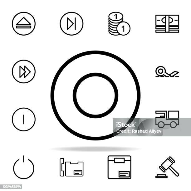 Icône De Notation Circulaire Ensemble Duniversal Icônes Web Pour Web Et