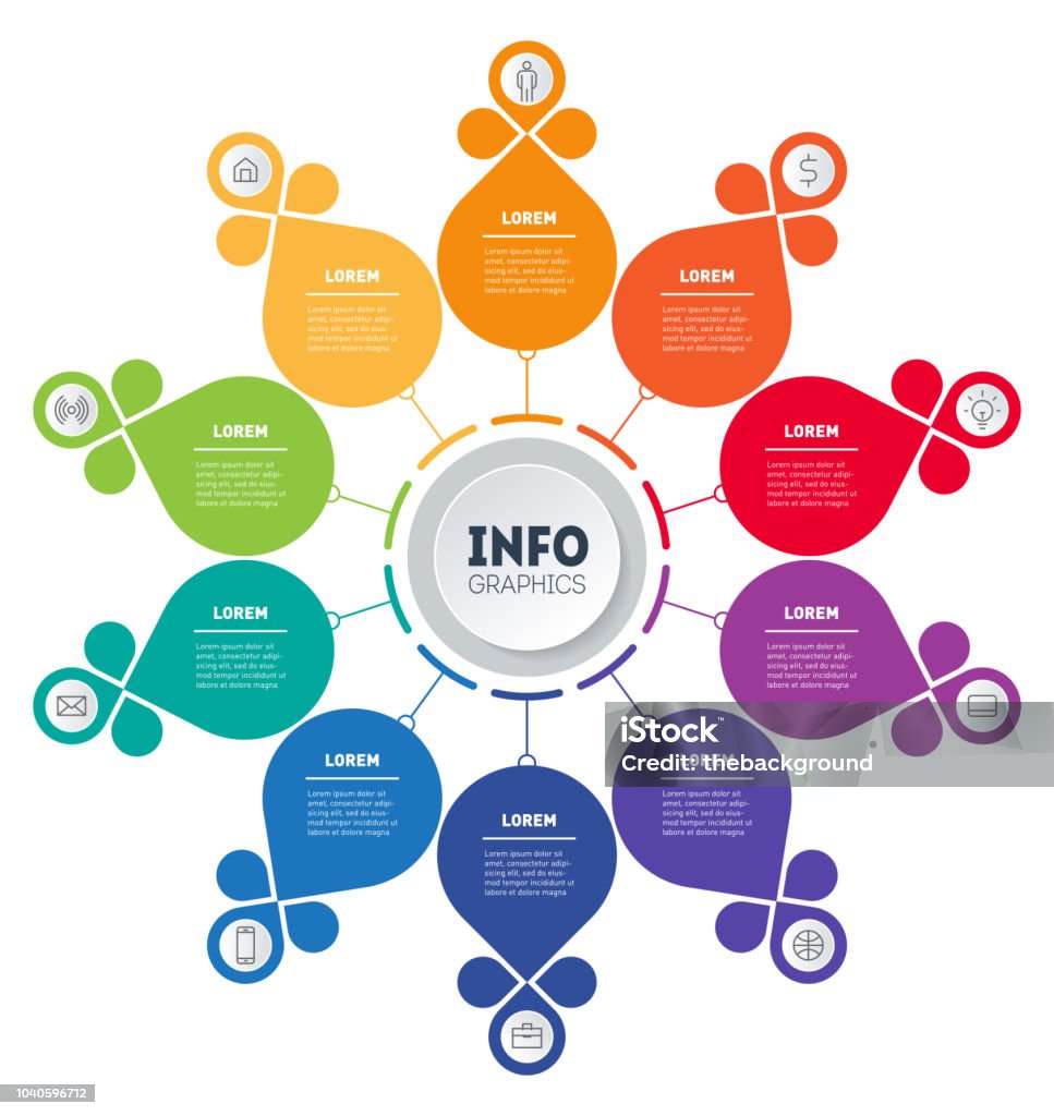 Concept De Présentation Dentreprise Avec 10 Options Modèle De Web Dinfo