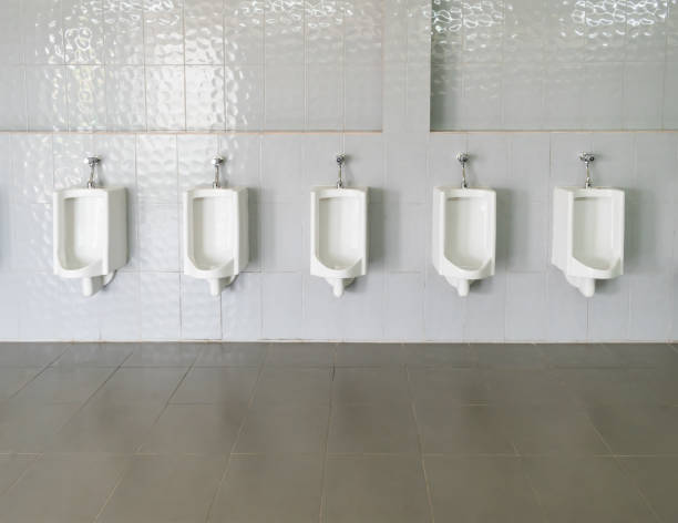 Free Stock Photo of Row of Urinals Next to Brick Wall | Download Free ...