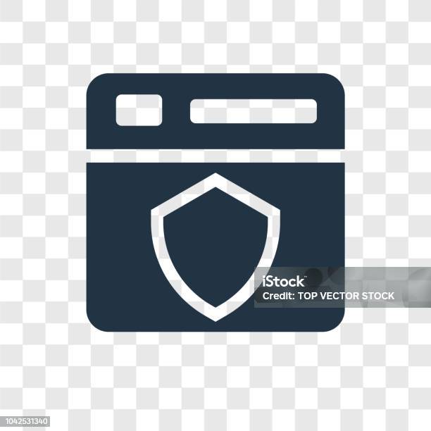 Ikon Vektor Browser Terisolasi Pada Latar Belakang Transparan Desain
