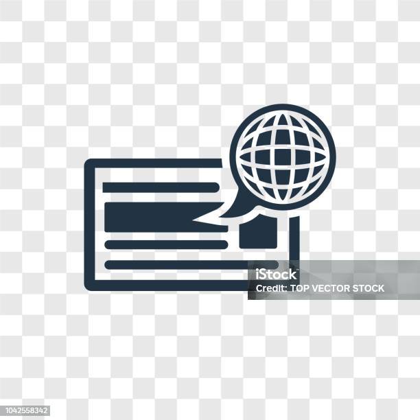 Ikon Vektor Browser Terisolasi Pada Latar Belakang Transparan Desain