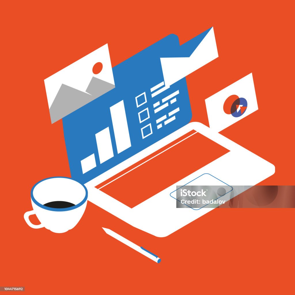Isometric Wireless Mobile Devices Computer Cloud Computing Work With ... Isometric Wireless Mobile Devices Computer Cloud Computing Work With ...