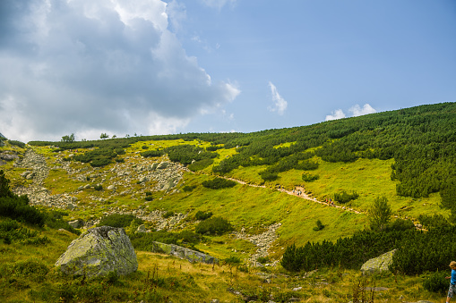 Jalur Pendakian Yang Indah Di Pegunungan Lanskap Gunung Di Tatry ... Jalur Pendakian Yang Indah Di Pegunungan Lanskap Gunung Di Tatry ...