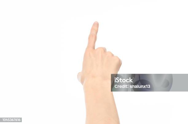 Gestures Topic Human Hand Gestures Showing Firstperson View Isolated On