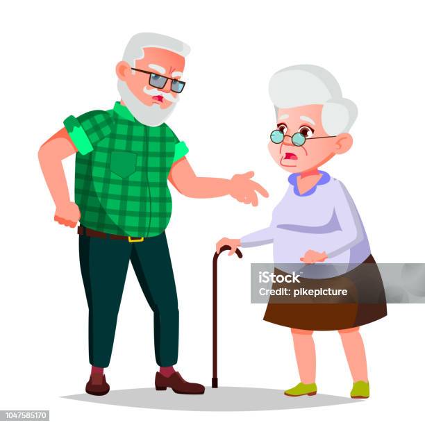 Vektor Pasangan Lansia Kakek Dan Nenek Hadapi Emosi Orangorang Bahagia ... Vektor Pasangan Lansia Kakek Dan Nenek Hadapi Emosi Orangorang Bahagia ...