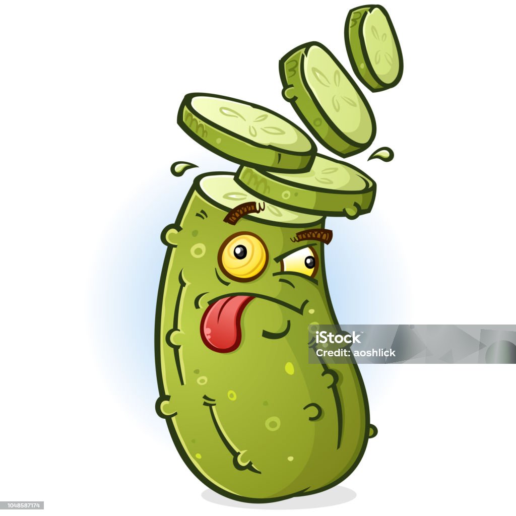 Ilustración de Rebanada De Personaje De Dibujos Animados De Salmuera De ... Ilustración de Rebanada De Personaje De Dibujos Animados De Salmuera De ...