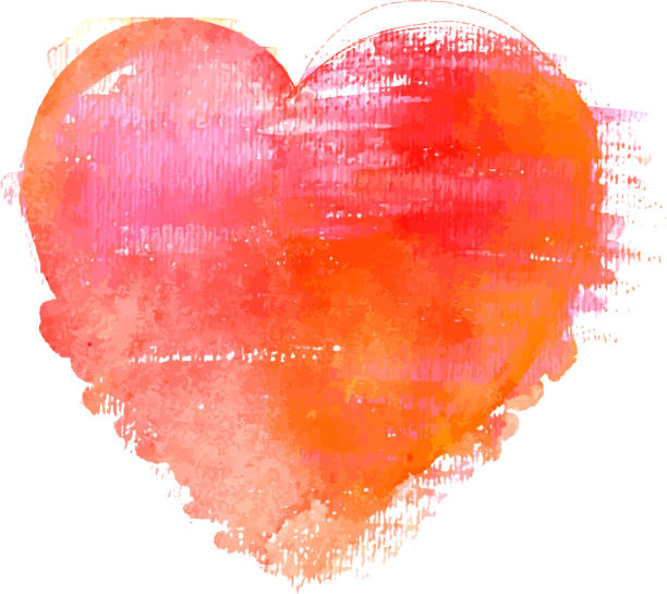 Free Stock Photo of Watercolor red heart icon clipart vector | Download ...