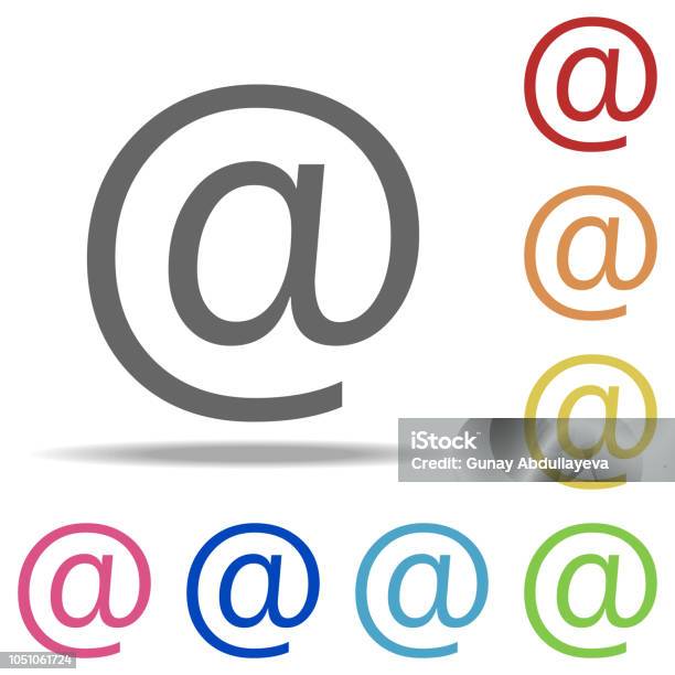 Ilustración De Icono De La Señal Elementos De Navegación En Múltiples De Color Los Iconos Simple
