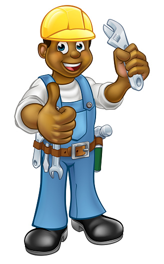 Handyman Mekanik Atau Tukang Ledeng Dengan Spanner Ilustrasi Stok ... Handyman Mekanik Atau Tukang Ledeng Dengan Spanner Ilustrasi Stok ...
