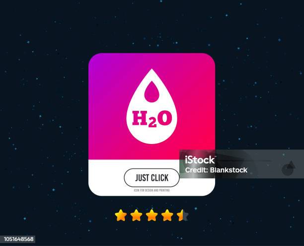 Icône Signe Deau H2o Symbole De La Déchirure Vector Vecteurs Libres De