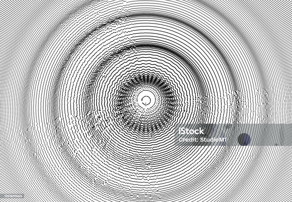 3d Fond Ondulé Avec Effet Dentraînement Illustration Vectorielle Avec